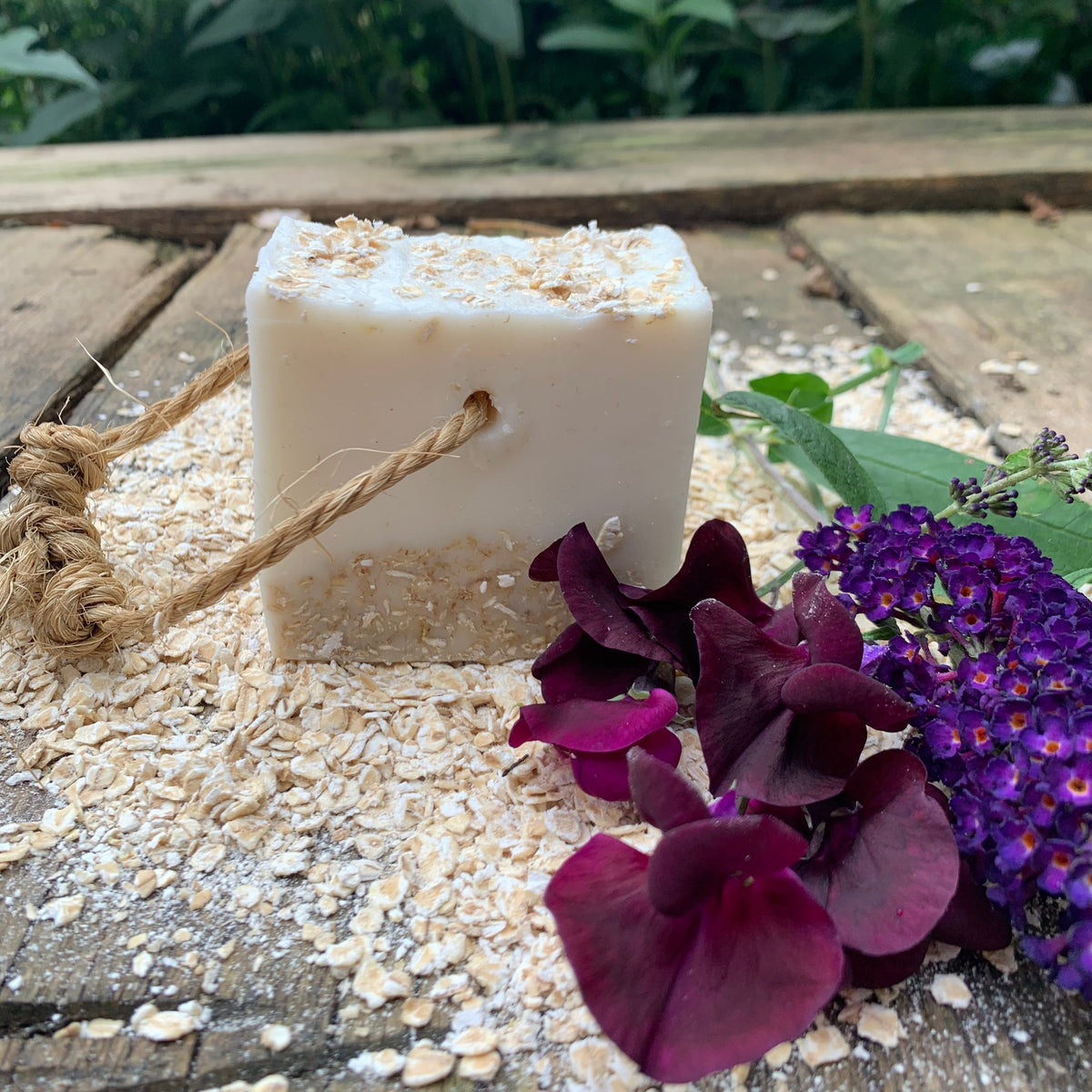 Lime, Basil & Mandarin Soap on a Rope | Manchester Candle Makers